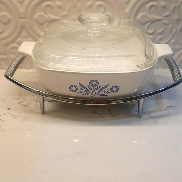 Corningware | Kitchen | Vintage Corning Ware Covered Casserole Blue ...